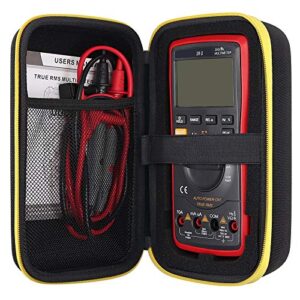 neoteck multimeter carrying case compatible with klein, astroai, kaiweets, fluke 117/115/ 116/114/ 113 87v 88v f15b+f17b+f18b+ / f117c/ f17b+/ f115c, crenova, etekcity, etc.