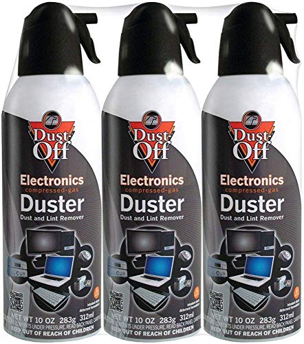 Falcon Compressed Gas (152a) Disposable Cleaning Duster 3 Count, 10 oz. Can (DPSXL3) Limited Edition