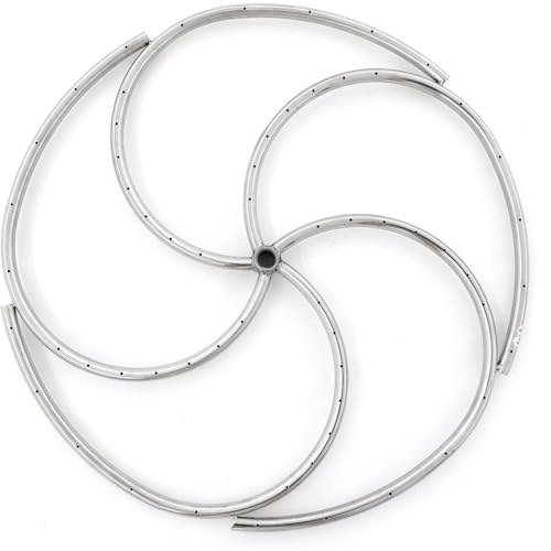 Firenado 24-Inch Natural Gas Spiral Ring Burner - Stainless Steel