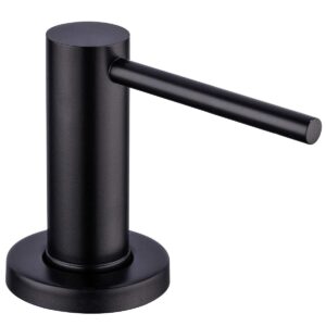 matte black kitchen sink soap dispenser gappo countertop pump hand lotion built in bottle upgrade stainless steel screw