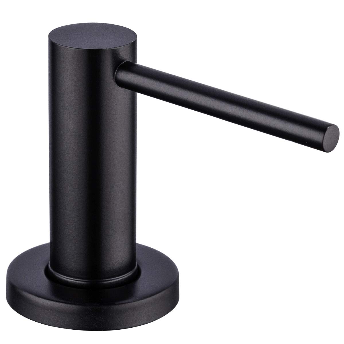 Matte Black Kitchen Sink Soap Dispenser GAPPO Countertop Pump Hand Lotion Built in Bottle Upgrade Stainless Steel Screw