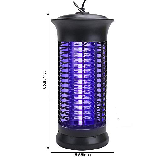 Micnaron Bug Zapper Electric Indoor Insect Killer suspensible UV Light | Mosquito Killer Bug Fly Pests Attractant Trap Zapper Lamp w/Powerful 1000V Grid for Indoor Home Bedroom,Kitchen, Office