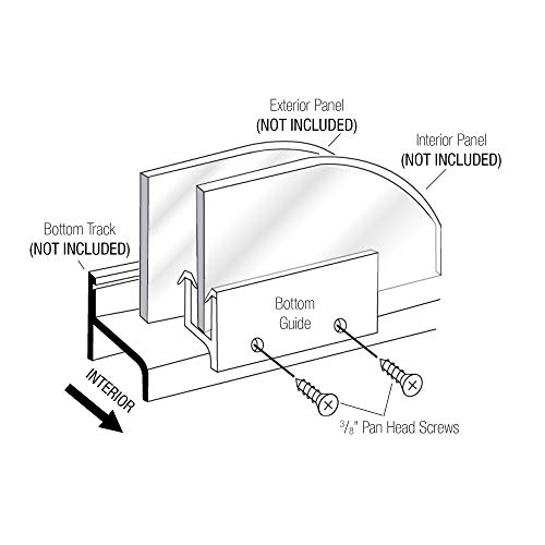 Basco 1/4 in. Sliding Shower Door Parts (Infinity)