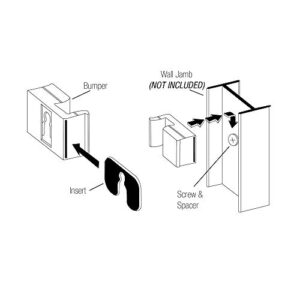 Basco 1/4 in. Sliding Shower Door Parts (Infinity)