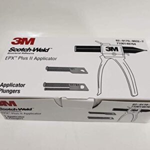 3M Scotch-Weld EPX Plus II Applicator #01001, 2 Plunger for 48mL & 50mL, 1 Applicator