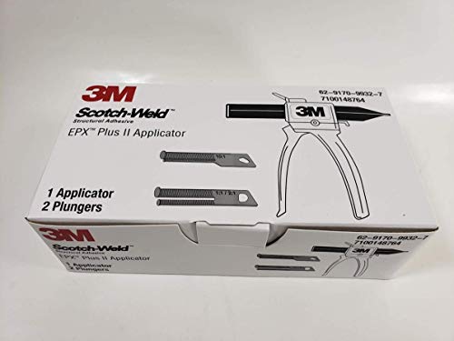 3M Scotch-Weld EPX Plus II Applicator #01001, 2 Plunger for 48mL & 50mL, 1 Applicator