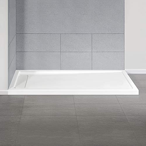 Ove Decors Adena Rectangle DSH 72x36x2.8in Shower Base, White