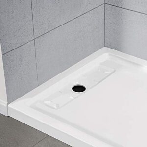 Ove Decors Adena Rectangle DSH 72x36x2.8in Shower Base, White