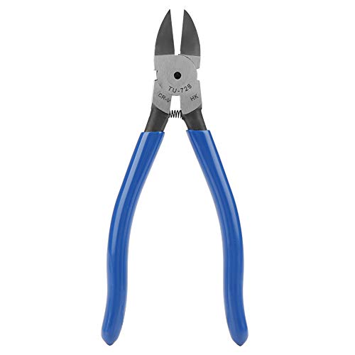 8inch Blue Diagonal Flush Wire Cutting Pliers Precision Side Cutters Pliers Ideal for Clean Cut and Precision Cutting Needs (1)