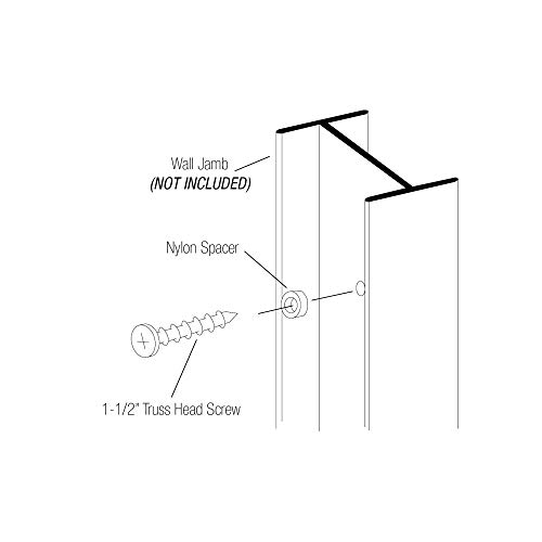 Basco ECPPDLX51SV framed sliding shower door parts, Chrome