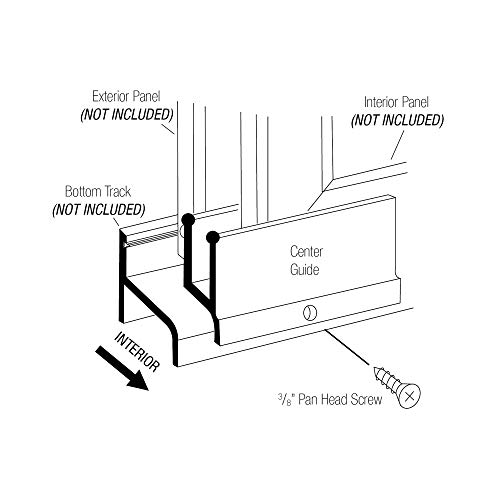 Basco ECPPDLX51SV framed sliding shower door parts, Chrome