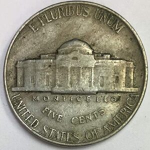 1950 P Jefferson Nickel Average Circulated Five-Cent Piece