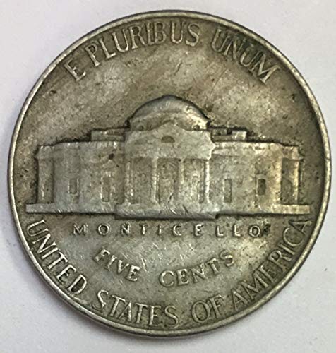 1950 P Jefferson Nickel Average Circulated Five-Cent Piece