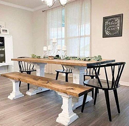 Abigail Farmhouse Pedestal Table