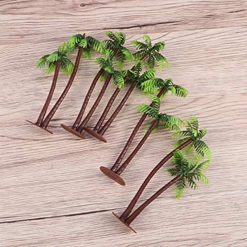 LIOOBO 5PCS Mini Coconut Palm Tree Model Craft DIY Bonsai Micro Landscape