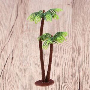 LIOOBO 5PCS Mini Coconut Palm Tree Model Craft DIY Bonsai Micro Landscape