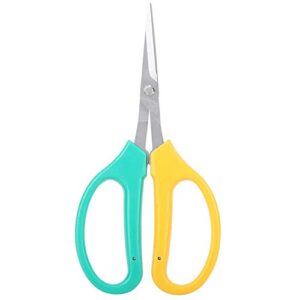 stainless steel scissor, curved blade grape pruning shears fruit branch picking scissors bonsai shears for bonsai,fruit trees, gardens,etc