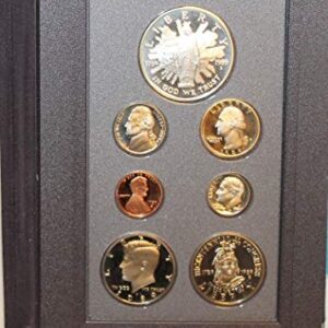 1989 S US Mint 7-piece Prestige Proof Set with Congressional Silver $1 and Commemorative 1/2 $1 US Mint PR OGP