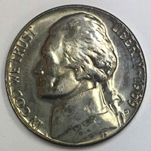 1969 D Jefferson Nickel Five-Cent Piece BU