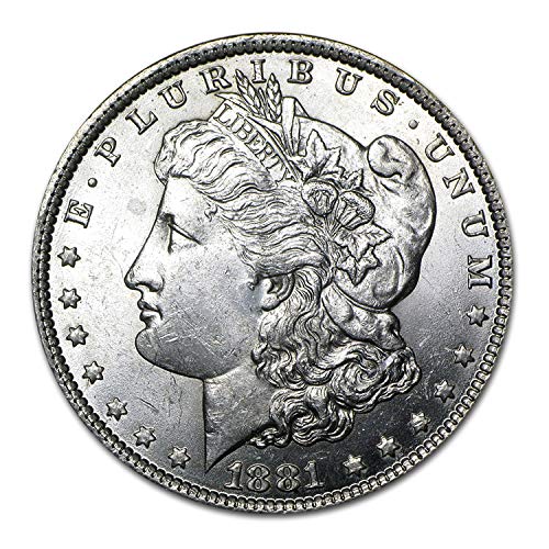 1881 S Morgan Silver Dollar BU $1 Brilliant Uncirculated