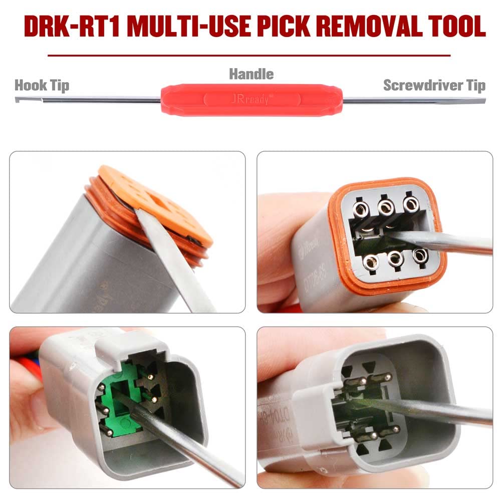 JRready DRK-RT1 Removal Tools，suitable for DT, DTM, DTV, DRB, DRCP and STRIKE* connectors