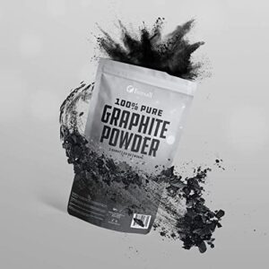 100% Pure Graphite Powder - 2 Pound Bag - 1 Quart - 32 oz - Highest Quality - Used as a Lubricant for Locks, Bearings, Fishing reels, and More - Ecoxall Chemicals