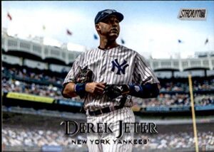 2019 stadium club baseball #141 derek jeter new york yankees official topps mlb trading card