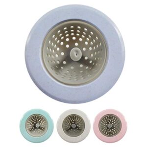 BNYZWOT Kitchen Silicone Sink Strainer Garbage Disposal Strainer Sink Drain Catcher Plug Drain Cover Kitchen Sink Basket for Kitchen Sinks Silicone Beige Pink Blue Green 4 Pack