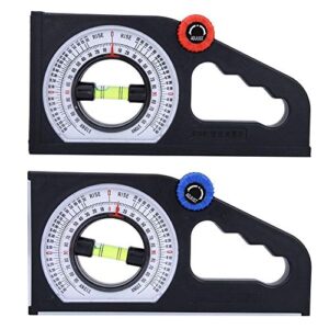 Level Slope Angle Gauge, Digital Level Engineering Slope Level Meter Angle Slope Measuring Tool(Without magnetic)