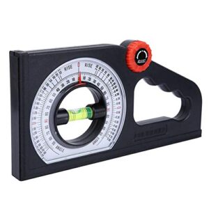 Level Slope Angle Gauge, Digital Level Engineering Slope Level Meter Angle Slope Measuring Tool(Without magnetic)