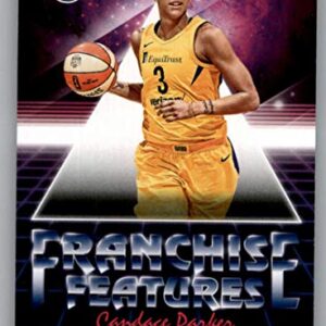 2019 Donruss WNBA Franchise Features Basketball #10 Candace Parker Los Angeles Sparks Official WNBA Trading Card From Panini America