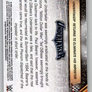 2019 Topps WWE SummerSlam Mr. SummerSlam #MSS-6 8/29/94 Undertaker Returns to Eliminate His Impostor Wrestling Trading Card