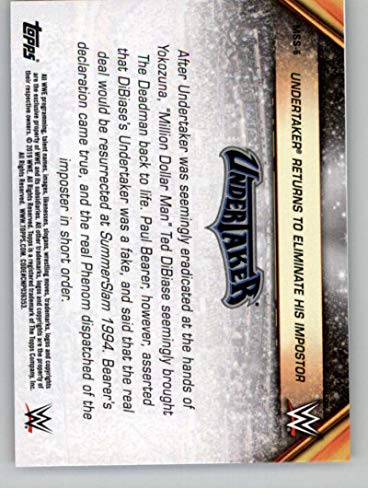 2019 Topps WWE SummerSlam Mr. SummerSlam #MSS-6 8/29/94 Undertaker Returns to Eliminate His Impostor Wrestling Trading Card