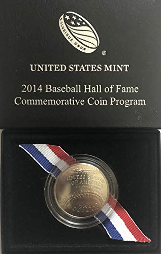 2014 D Baseball Hall Of Fame Comes in original US mint Box Half Dollar Brilliant Uncirculated US mint