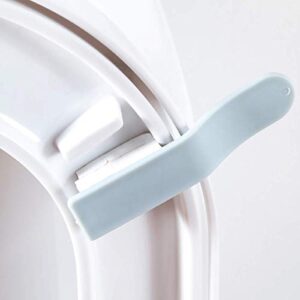 4 Pcs Fashion Toilet Seat Lifter，Avoid Touching Toilet Seat Handle Seat Cover Lifter，Handle Hygienic Clean, Adhesive,Hygiene(Four-Color)