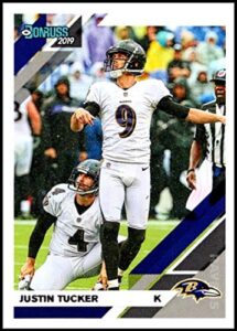 2019 donruss #29 justin tucker nm-mt baltimore ravens officially licensed nfl football trading card