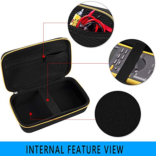 Comecase Hard Carrying Case for Fluke 87-V/ 87V Max/ 88V Digital Multimeter, Protective Travel Storage Bag.