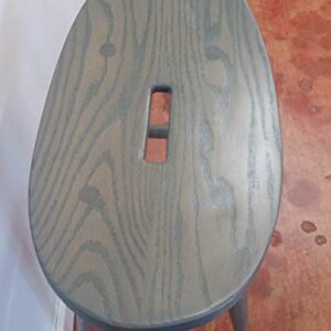 Solid wood, custom Handmade saddle stool