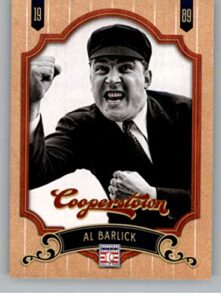 2012 panini cooperstown hof #97 al barlick (hall of fame member) mlb baseball card nm-mt