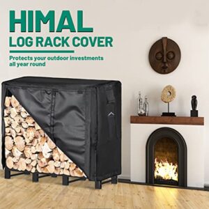 Himal Log Rack Cover Waterproof Firewood Cover Fit 4FT Wood Rack