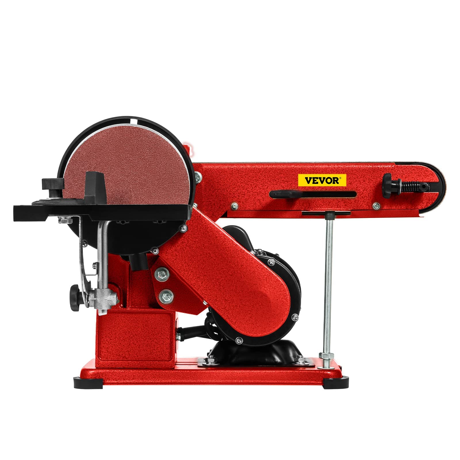 Happybuy Belt Disc Sander 4x36inch and 6inch Disc, Benchtop Disc Sander 375W,Disc Combo Sander with Built-In Dust Collection,Bench Sander for Woodworking