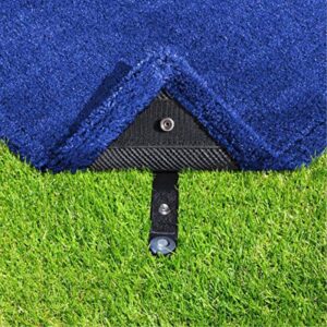 Prest-O-Fit Surfacemate Patio Rug, 8 X12, Imperial Blue