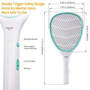 Faicuk Handheld Bug Zapper Racket Electric Fly Swatter