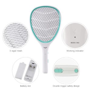 Faicuk Handheld Bug Zapper Racket Electric Fly Swatter