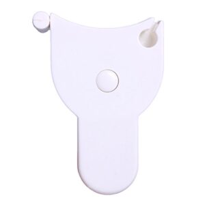 larcele white body measuring tape double scale measurement tape jc-01