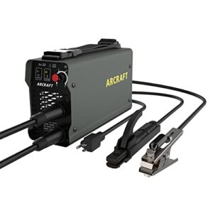 arcraft stick welder, mini and portable welding machine 140a, igbt inverter 110/220v portable arc mma welder machine with hot start, arc force and anti-stick