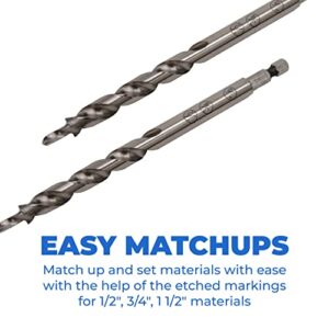 Kreg KPHA300 Easy-Set Pocket-Hole Drill Bit