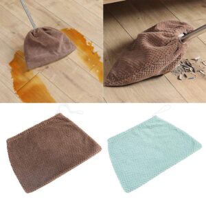 2 Pack Lazy Broom Cover Water Absorption Broom Cover Washable Cleaning House Mops for House Kitchen Office