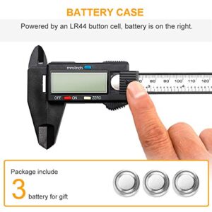 Digital Caliper, Sangabery 0-6 inches Caliper with Large LCD Screen, Auto - Off Feature, Inch and Millimeter Conversion Measuring Tool, Perfect for Household/DIY Measurment, etc