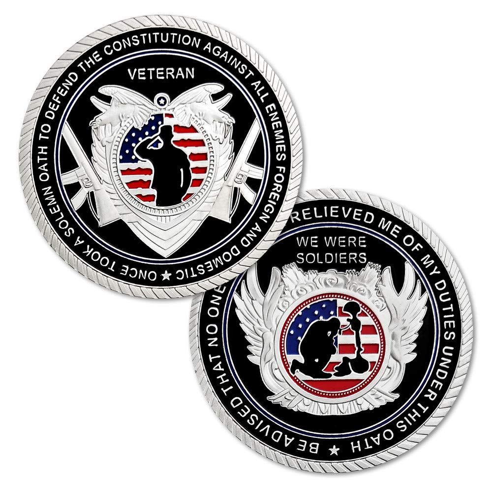 Military Veteran Challenge Coin Army Soldiers Gift